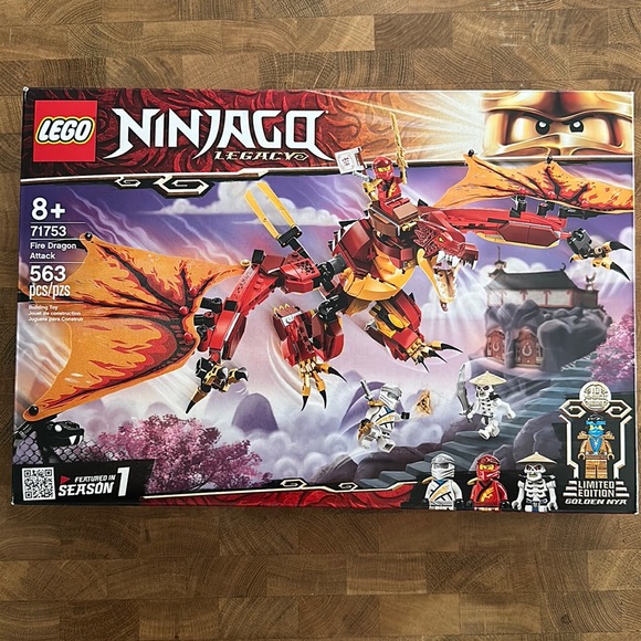 Lego | Toys | Lego 7753 Ninjago Fire Dragon Attack 563 Pcs New | Poshmark